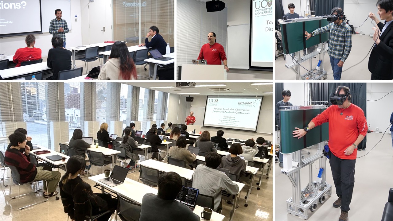 Visit and Talk by Prof. Rob Lindeman and Dr. Yasas Sri Wickramasinghe ...